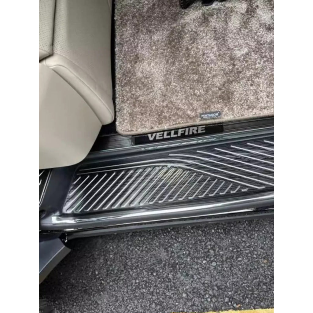 Toyota Alphard Vellfire AGH40 AH40 Door Side Step Sill Plate Stainless ...