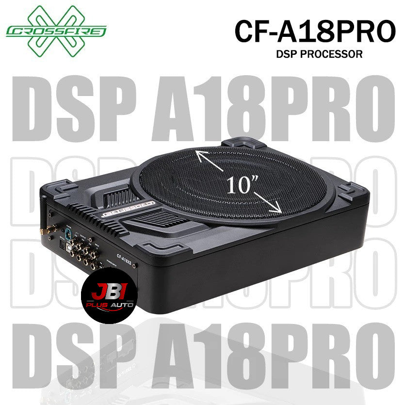 CROSSFIRE DSP Amplifier With Subwoofer All In One Series (10") A18PRO ...