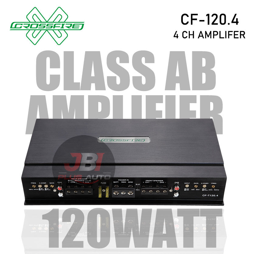 CROSSFIRE 4 Channel Power Amplifier T120.4 – JBI PLUS