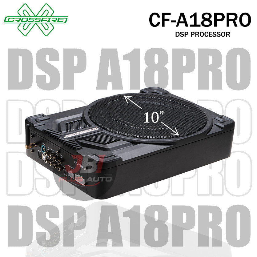 CROSSFIRE DSP Amplifier With Subwoofer All In One Series (10") A18PRO ...